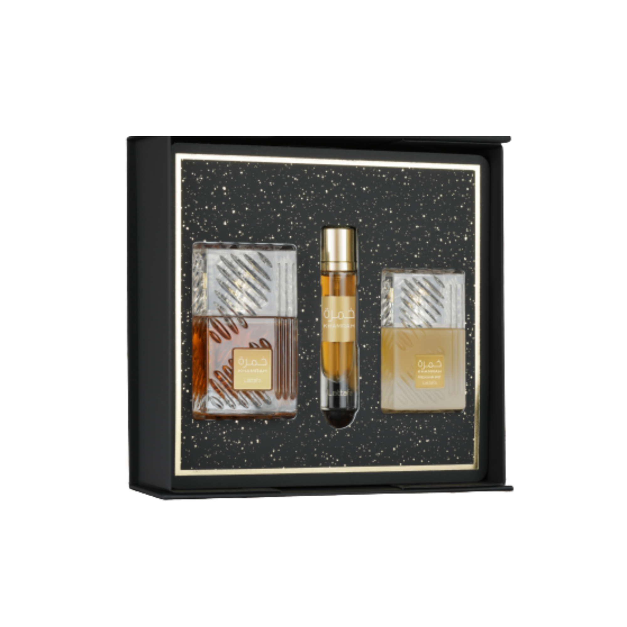 Lattafa Khamrah | 100ml EDP Spray, 12ml Travel Perfume & 50ml Hair Mist ...